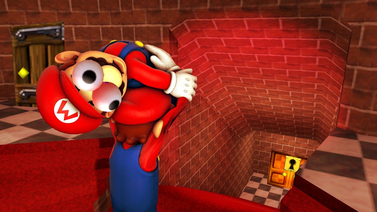 down the stairs: Mario throws Mario down the stairs - YouTube