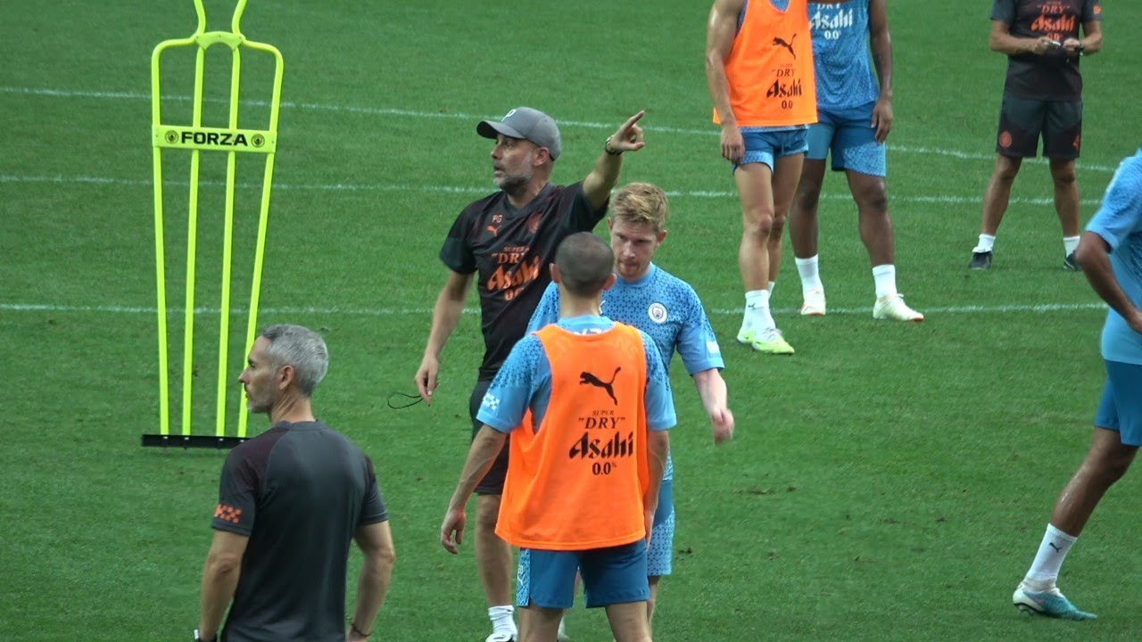 맨시티 공격 패턴 훈련, 미니게임 풀버전 l Man City Attacking patterns, small sided game ...