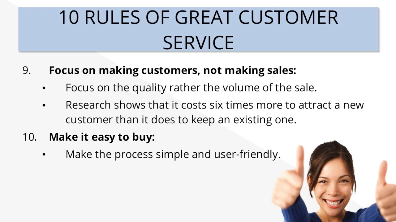 Customer Service Training - YouTube