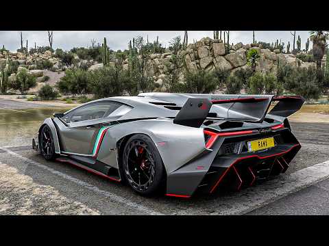 Lamborghini Veneno - Forza Horizon 5 | Thrustmaster T300RS gameplay