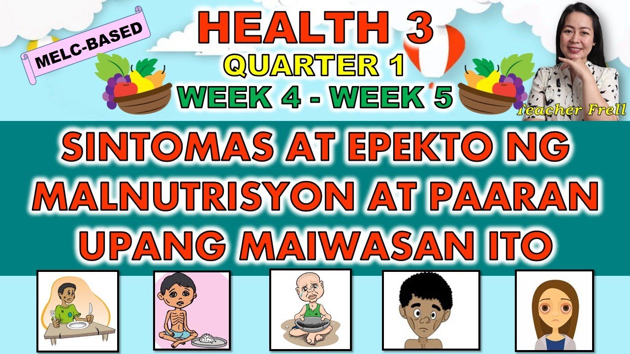HEALTH 3 || QUARTER 1 WEEK 4 - WEEK 5 | MELC | SINTOMAS AT EPEKTO NG ...
