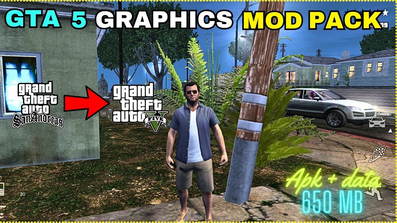 *Gta 5 Graphics Mod Pack For Gta sa android watchfullvideo @REHMAN444W ...