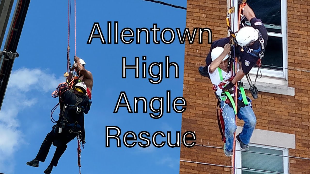 High Angle Rescue After Electrical Shock, Allentown, Pennsylvania - 7.9 ...
