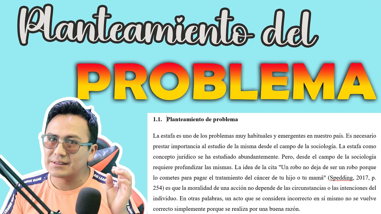 Como plantear un problema de investigación | Planteamiento del problema ...