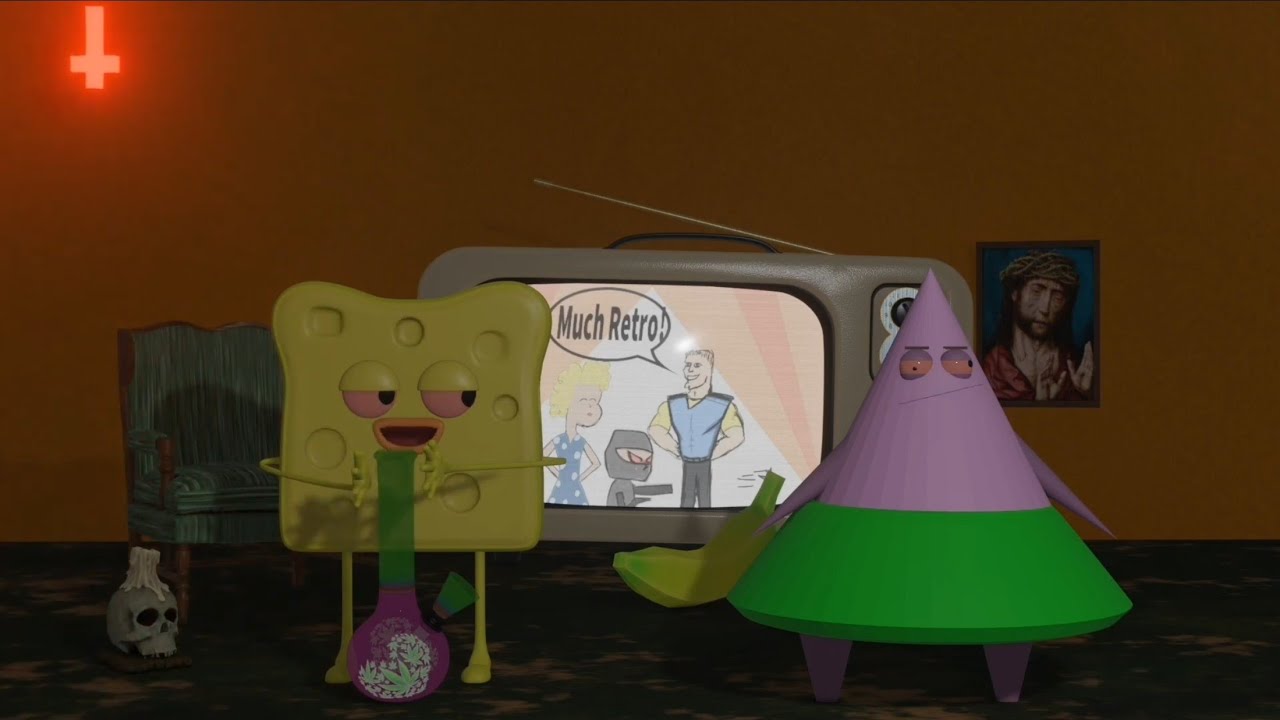 SpongeBob tries seaweed. - YouTube