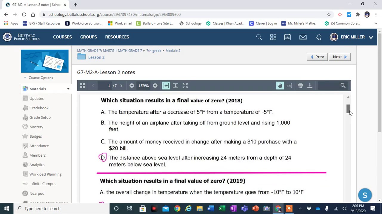 7th grade folder resource explanation - YouTube