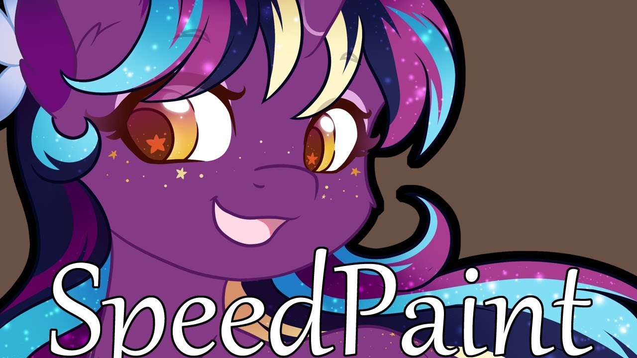 MLP Speedpaint Redux - Mini RP Midnight Fairytale - YouTube