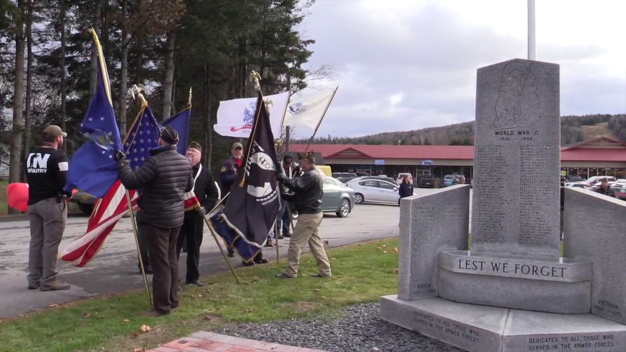 Flag Raising Fort Kent 2016 - YouTube