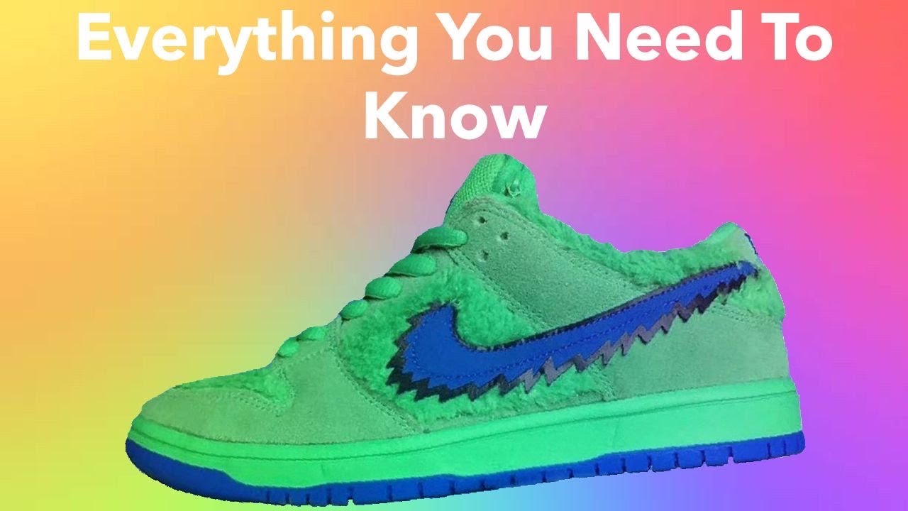 Everything You Need To Know About The Grateful Dead Nike SB Dunks - YouTube