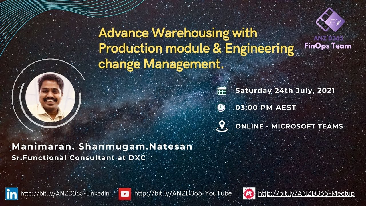 Advance Warehousing with Production module & Engineering change ...