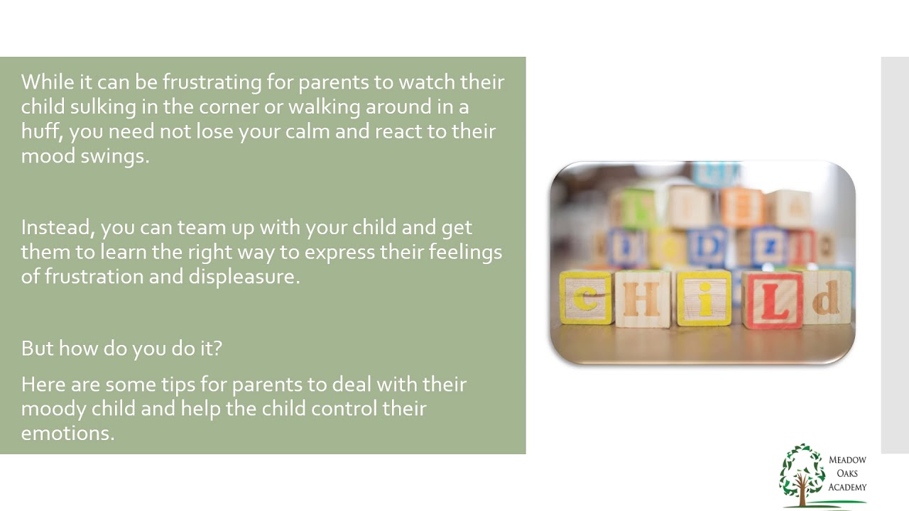 Dealing with Moody Children: Effective Ways to Handle Your Child’s Mood ...