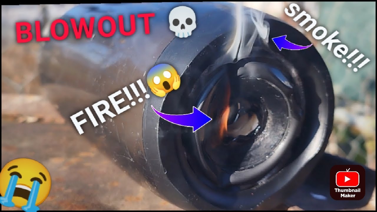 jbl pulse 5 - THE REAL BLOWOUT 😭😱 *CAUGHT FIRE* - YouTube