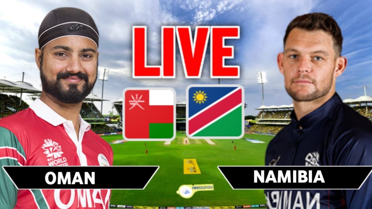 Oman vs Namibia || Om vs Nam || Live Score and Commentary Hindi | Live ...