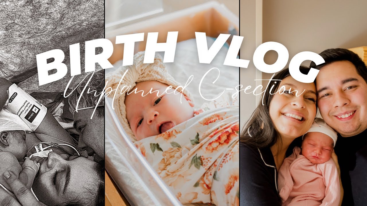 BIRTH VLOG ️ | the birth of our daughter & C-section birth - YouTube