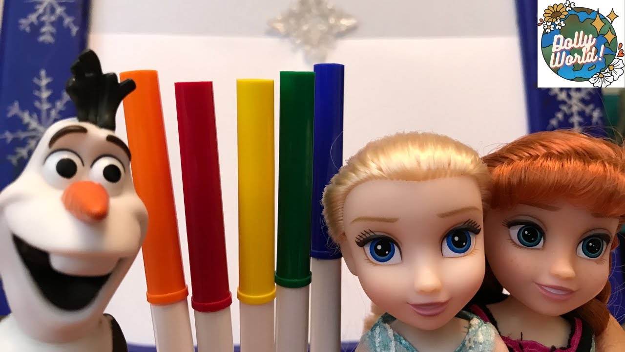 Best Learning Video For Toddlers ! Elsa & Anna Teach Olaf Learning ...