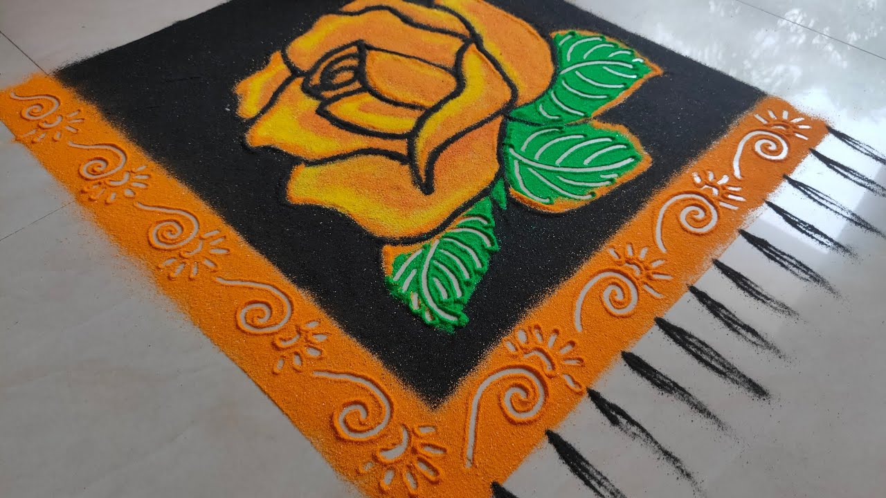 Haldi Kumkum Rangoli|Haldi Kunku Rangoli|Saree Rangoli Designs ...