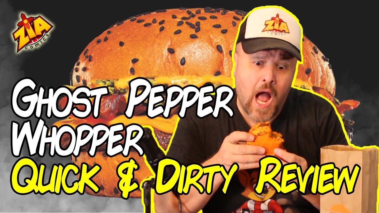 Burger King Ghost Pepper Whopper quick and dirty review - YouTube