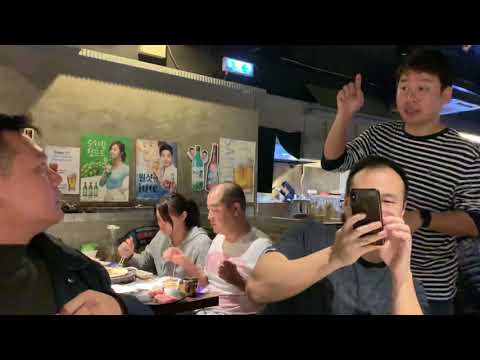 Japa Rico com James Oh num restaurante coreano em Hung Hom, Hong Kong