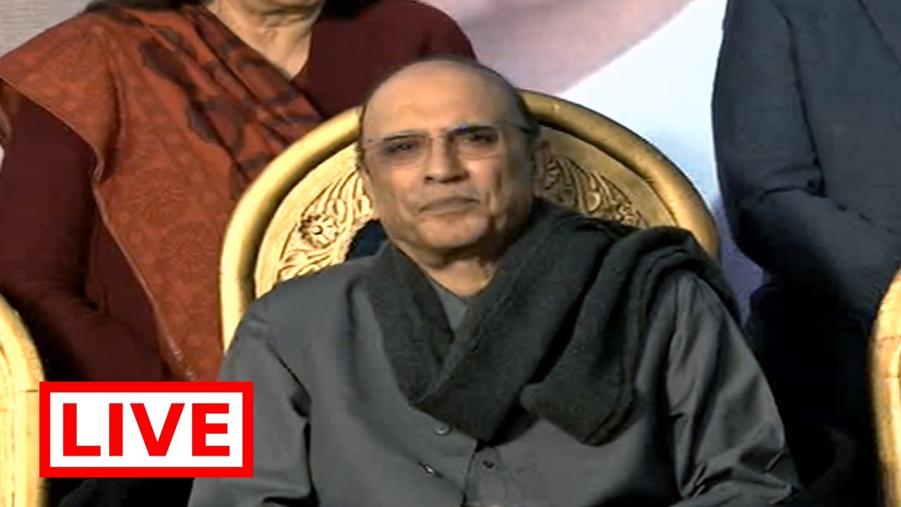 Live 🔴 LAHORE - Leader of PPP former President of Pakistan Asif Zardari ...