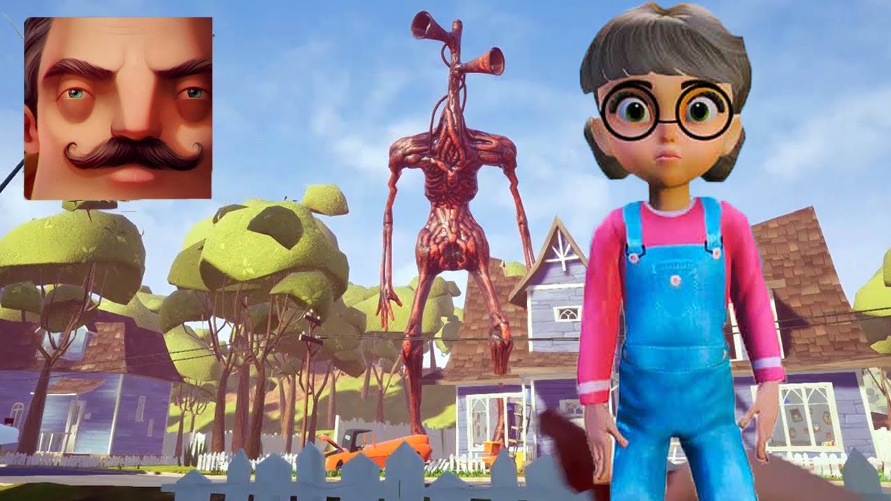 Hello Neighbor - My New Neighbor Scary Teacher 3D Big Girl History ...