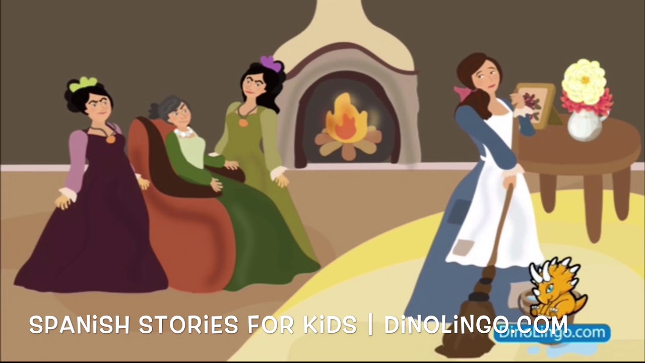 Spanish Books for kids - Cinderella- Learn Spanish for kids - Dinolingo ...