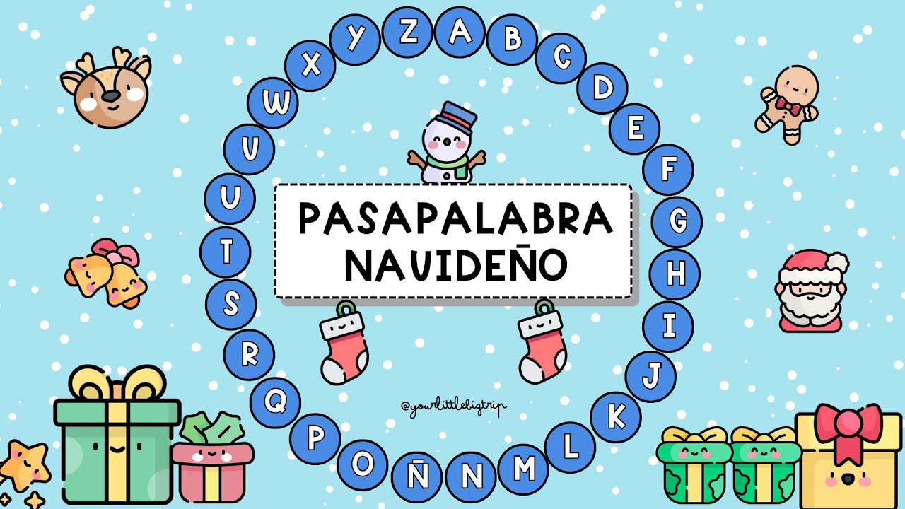 PASAPALABRA NAVIDEÑO - YOURLITTLEBIGTRIP - YouTube
