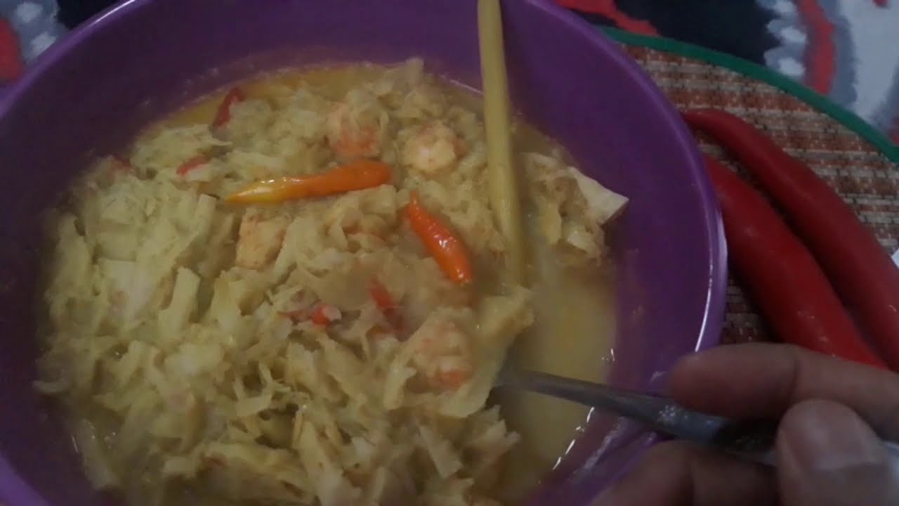 Resep Sayur Khas Bugis "Sambala Rebung". #Sayur Rebung Santan Pedas # ...