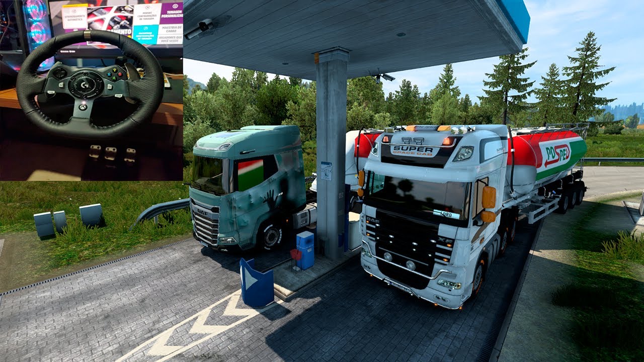 DAF XG+ - Euro Truck Simulation 2 | G920 (Steering Wheel) - YouTube