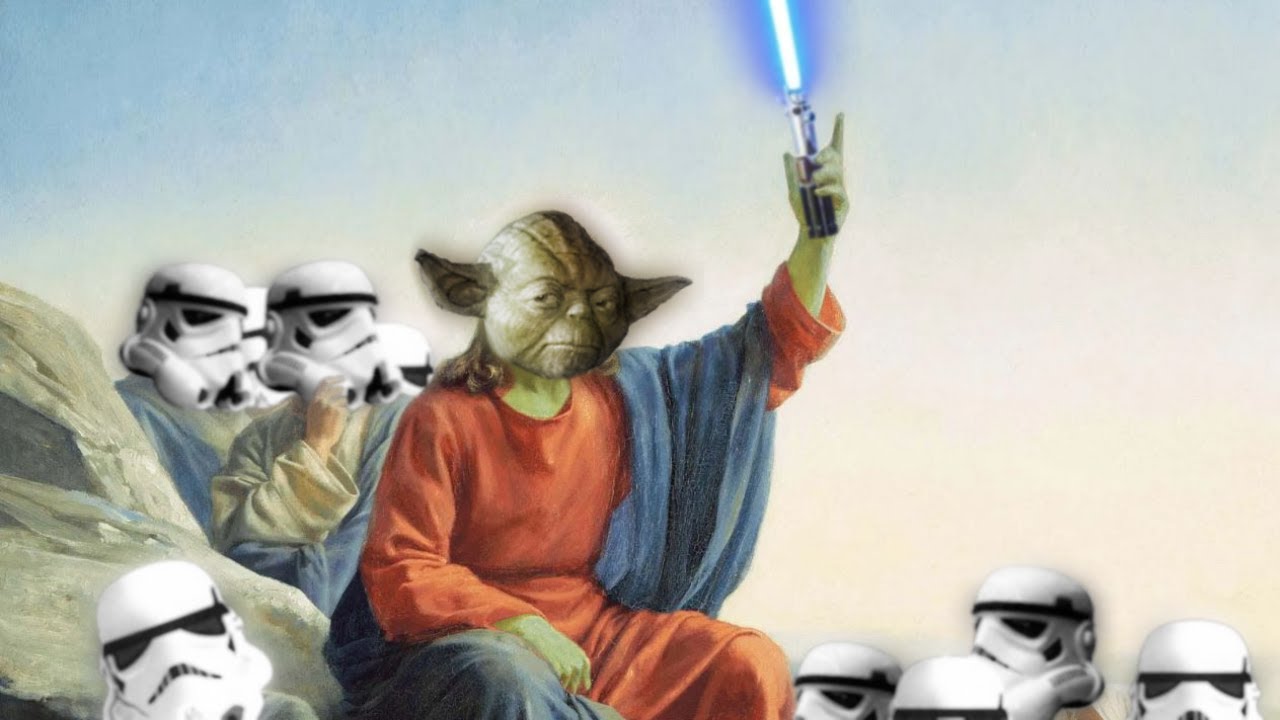 Jedi savior revives Stormtroopers with "laser sword" - YouTube