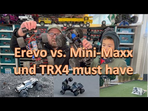 Erevo 1:16 3s gegen Mini-Maxx 2s und ein must have Upgrade für TRX4 ...