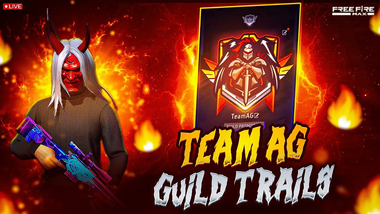 TEAM AG GUILD TRIALS🔥☠️ || TELUGU STREAMER ||ROAD TO 3K SUBSCRIBERS ...