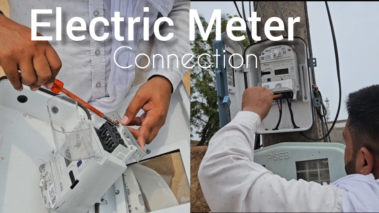 Meter Connection || Energy Meter Connection || Smart Meter - YouTube