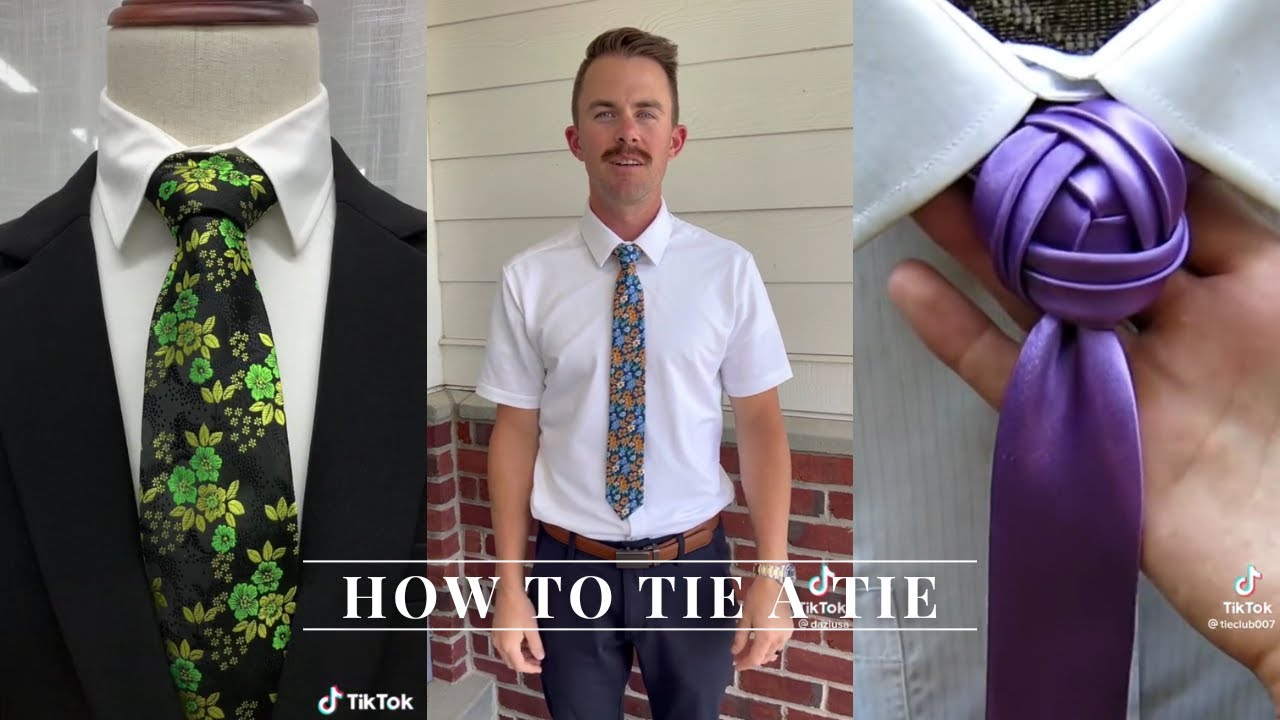 How to Tie a Tie / Beauty & fashion Tricks Tiktok Compilation episode ...