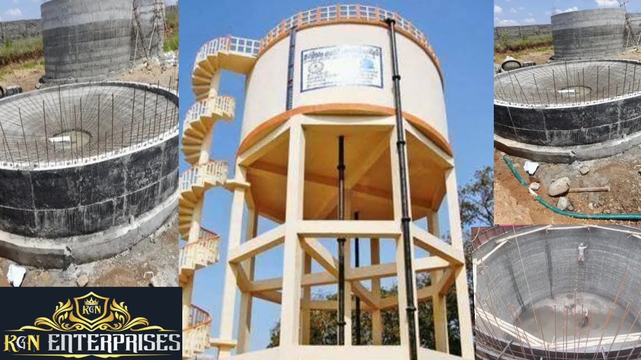 rcc water tank construction - YouTube