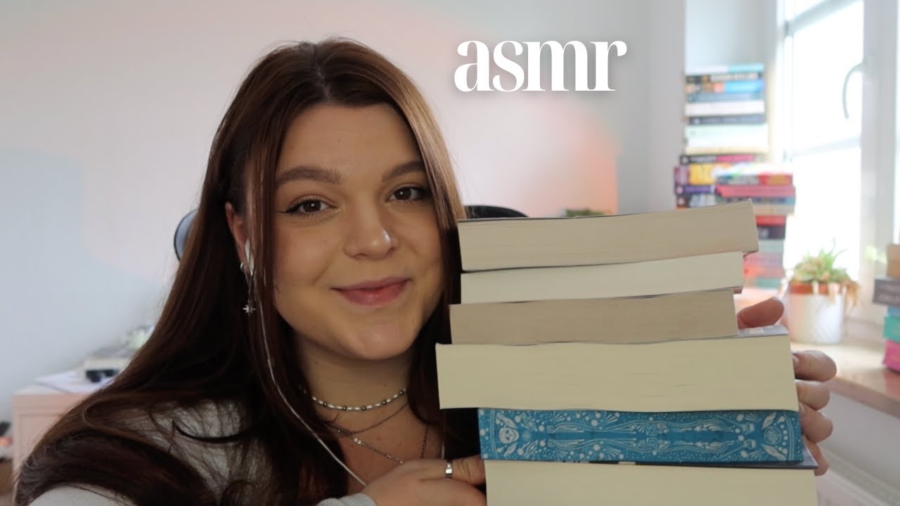 ASMR birthday book haul 🕯️📚 *including some german sprayed edges* - YouTube
