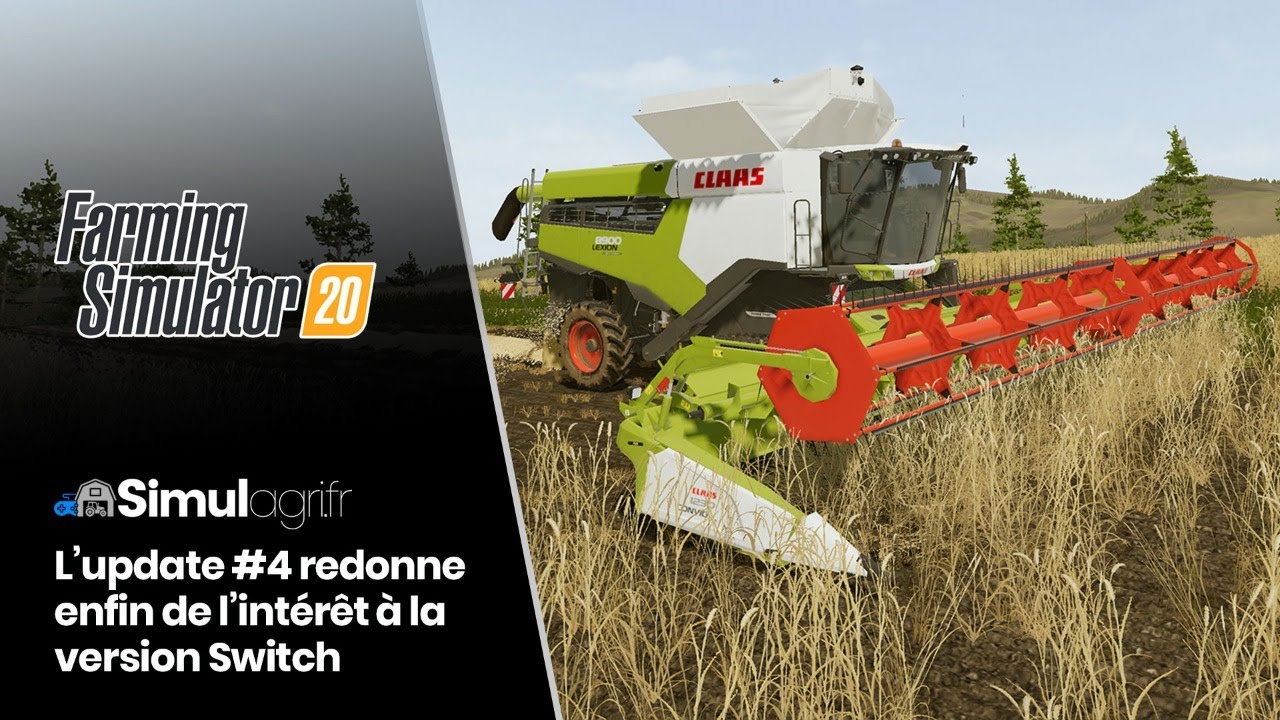 L'update #4 de Farming Simulator 20 relance l'intérêt sur Nintendo ...