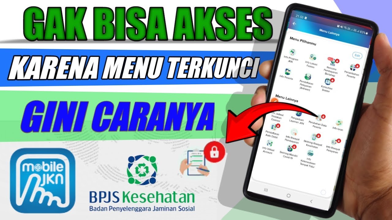 Cara Mengatasi Menu Terkunci di Mobile JKN 2024 - YouTube