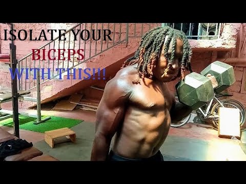 How to Isolate the Biceps Alternating Dumbbell Curls - YouTube