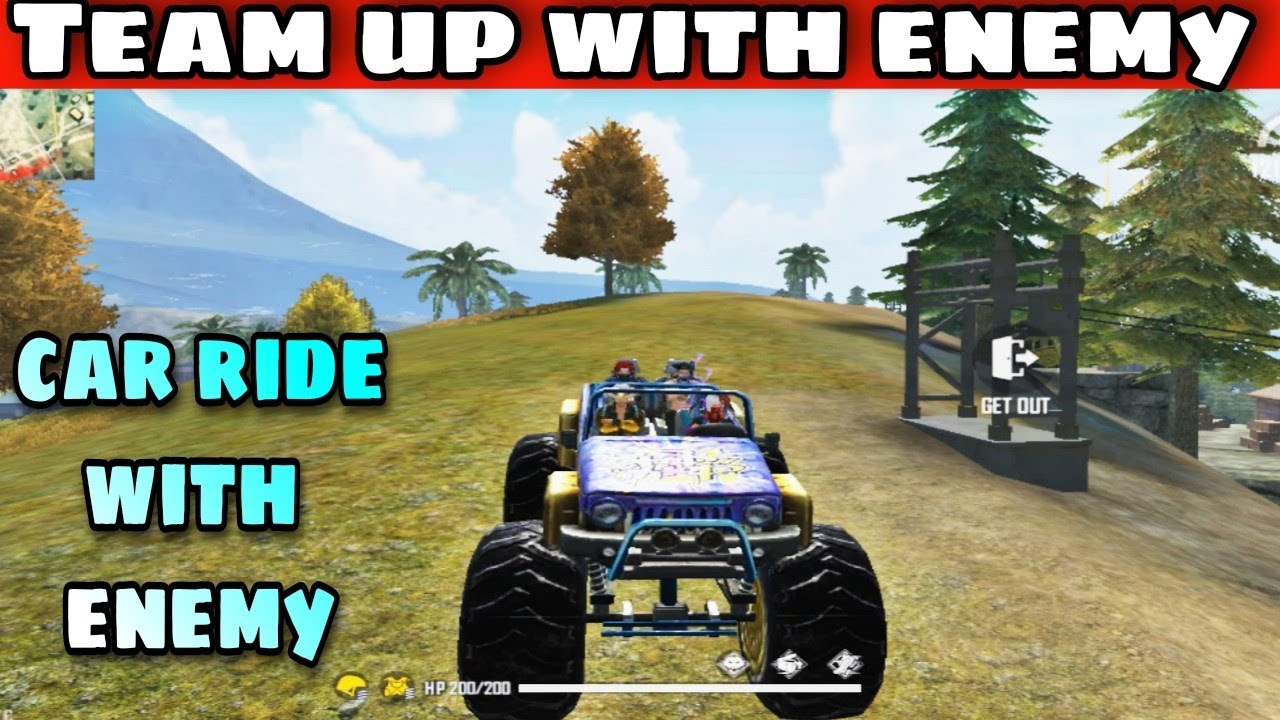 TEAM UP WITH ENEMY 😂🤣 CAR RIDE WITH ENEMY 😀😍 - YouTube