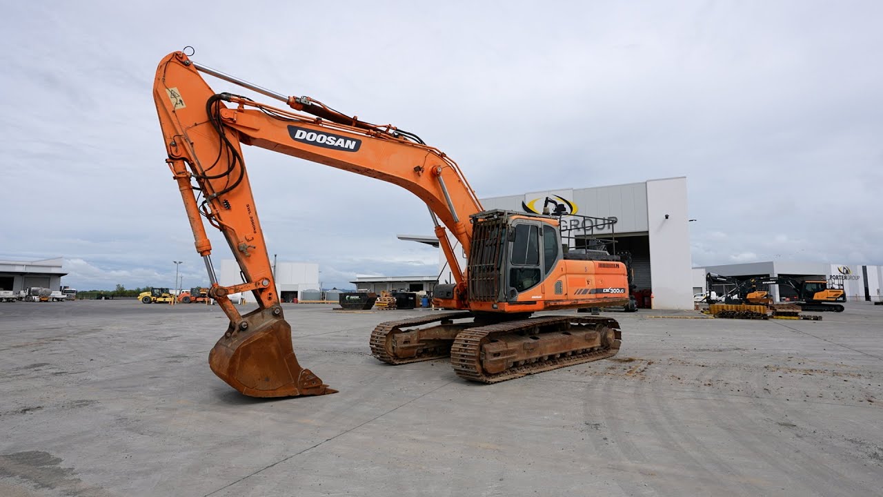 Used Equipment | Doosan DX300LC - YouTube