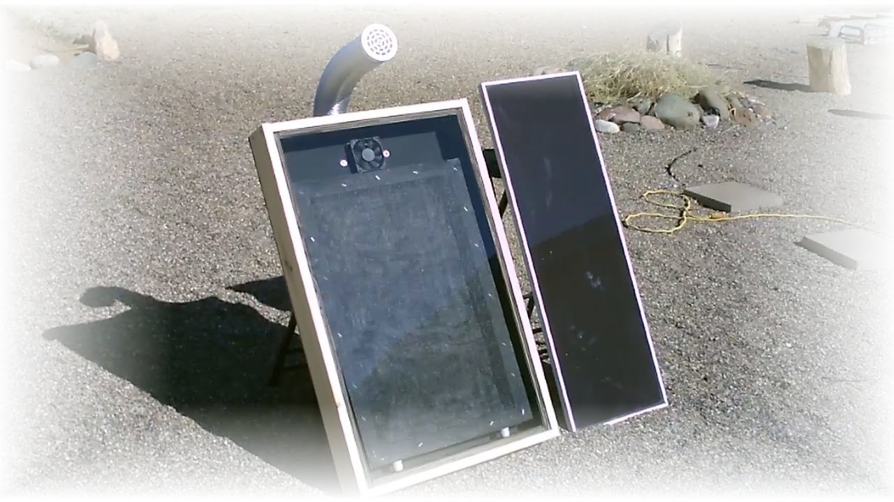 Solar Air Heater! - The "Screen Absorber" Solar Air Heater - Easy DIY ...