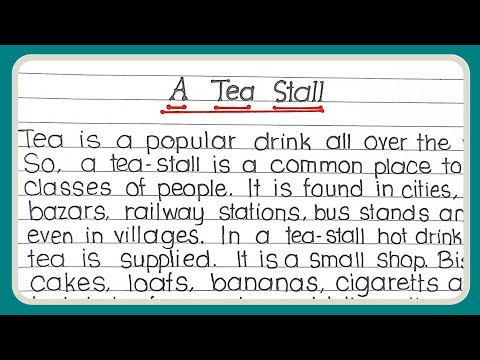 A Tea Stall | Paragraph on A Tea Stall | Essay on Tea Stall #essay # ...