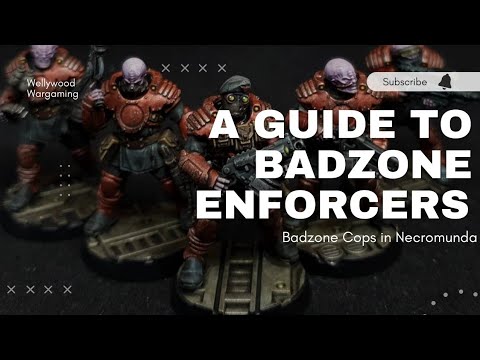Necromunda - A Guide To Badzone Enforcers (Brand new & exclusive gang ...
