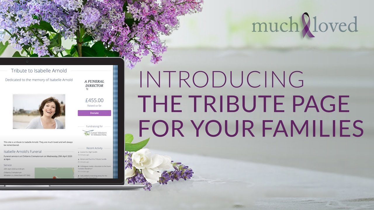 Introduction to the Tribute Page for your families - YouTube