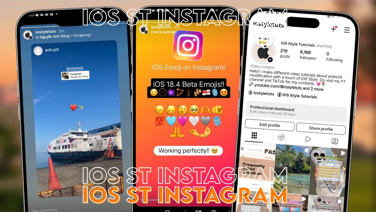 iOS ST Instagram with iOS Features for 32 & 64 bits - YouTube
