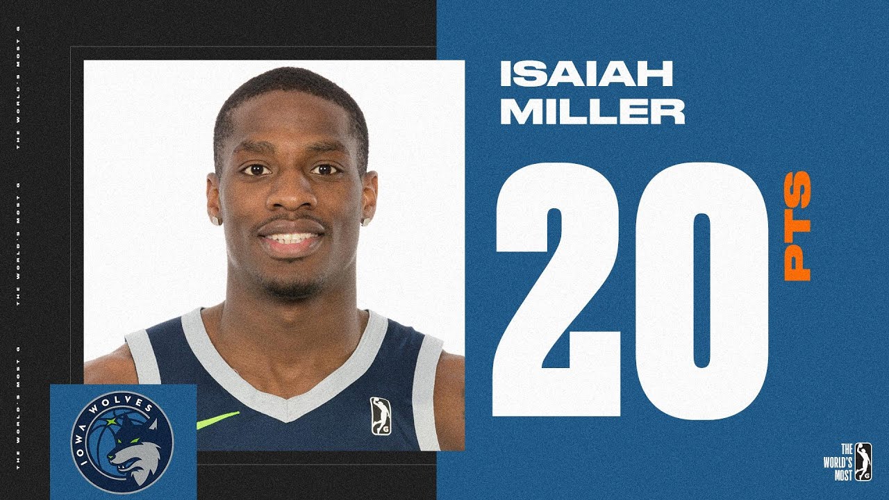 Isaiah Miller (20 points) Highlights vs. Motor City Cruise - YouTube