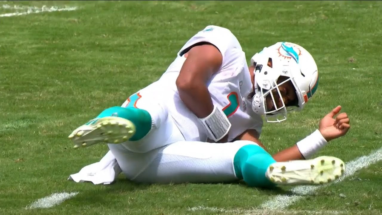 Tua Tagovailoa Rib Injury Full Sequence - YouTube