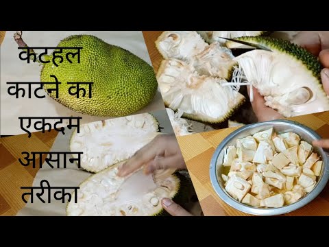मिंटो मे कटहल को कैसे काटे ? कटहल काटने का एकदम आसान तरीका/how to cut ...