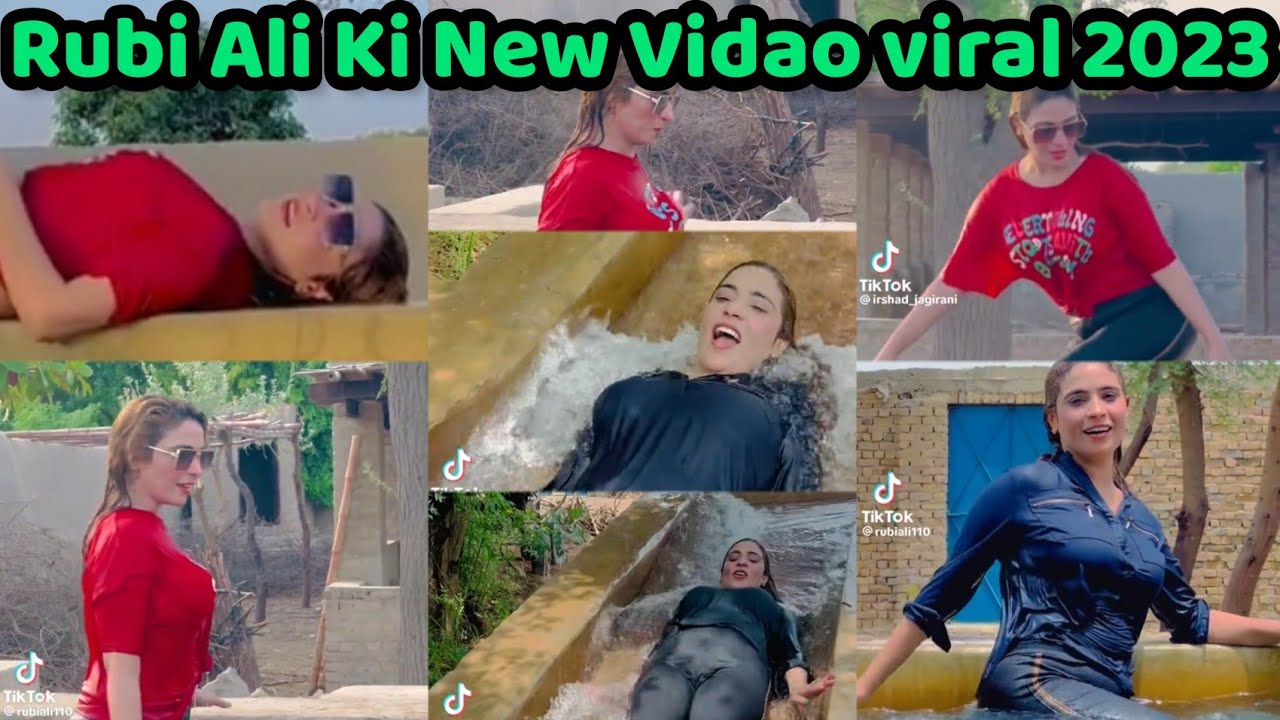 Rubi Ali Ke New Vidao Viral Rubi Ali Na Garmi Ka Maza La Liya Rubi Ali ...
