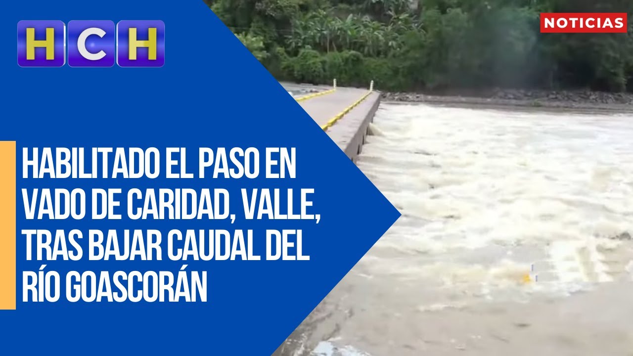 Habilitado el paso en vado de Caridad, Valle, tras bajar caudal del río ...